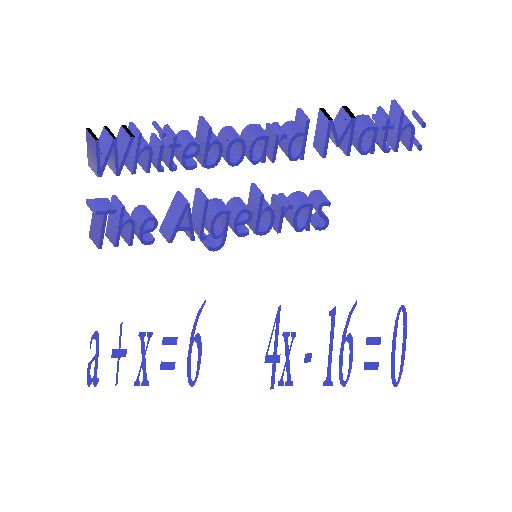 Whiteboard Math: The Algebras - App on Amazon Appstore