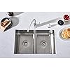 MOEN 87702 Sombra Single-Handle Standard Kitchen Faucet with Side ...