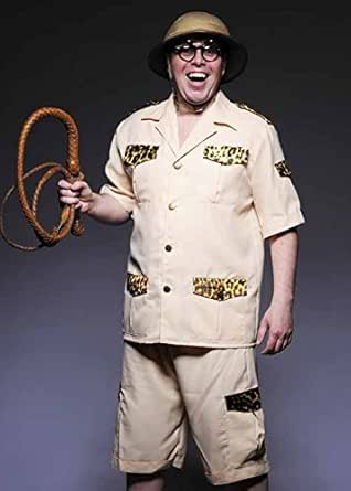 Adult Mens Explorer Safari Man Fancy Dress Costume (Large (42-44 chest ...