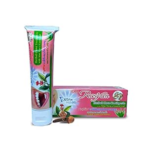 Buy Rasyan Extra White Herbal Clove Toothpaste with Aloe Vera and Guava ...