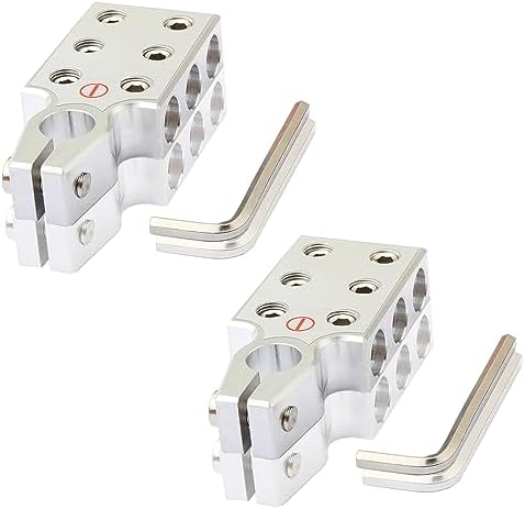 Amazon.com: 2pcs 6x00 (2/0) AWG Gauge Lead-Acid Battery Terminals Clamp ...