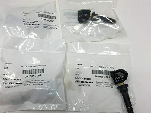Amazon.com: Subaru TPMS Tire Pressure Sensor Set X4 28103FL00B Forester ...