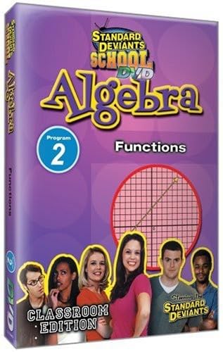 Amazon.com: Standard Deviants: Algebra Module 2 - Functions : Standard ...