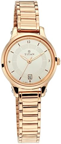Buy Titan Quartz Analog with Date Silver Dial Stainless Steel Strap ...