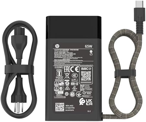 Amazon.com: New 65W 45W USB C Laptop Charger Fit for HP EliteBook 835 ...