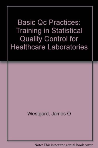 Basic Qc Practices: Training in Statistical Quality Control for ...
