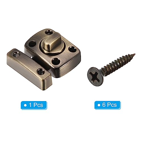 PATIKIL Door Swivel Bolt Latch 1.61″ x 1.18″, Zinc Alloy Security Door ...