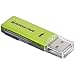 IOGEAR SD/MicroSD/MMC Card Reader/Writer GFR204SD (Green/Gray) : Amazon ...