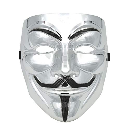 Buy DukeTea 4 Pack Hacker Mask for Kids, Anonymous Mask Halloween ...