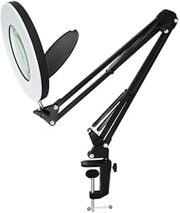 Amazon.com: Clip on Magnifying Glass with Light 5X Plus 12X Magnifier ...