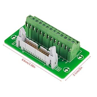 gernie Breakout Board 26 Pin Breakout Board Male Module Din Mount 26 ...