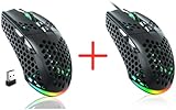 Amazon.com: SOLAKAKA SM600 Honeycomb Shell Gaming Mouse Wireless,8000 ...
