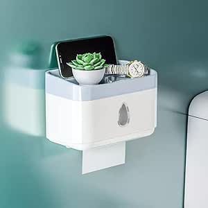 Amazon.com: GRFIT Tissue Holder Wall Mounted Tissue Box, Plastic Facial ...