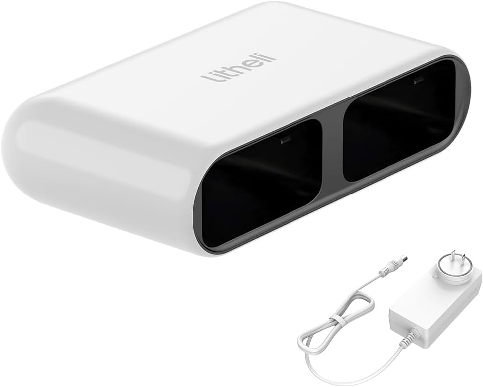 Amazon.com: Litheli Charger for U20 Battery 50 Mins Fast Dual Charging ...