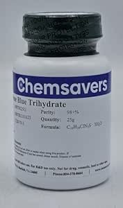 Amazon.com: Methylene Blue Trihydrate, 98+%, 25g : Industrial & Scientific
