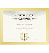 Amazon.com - QOTIB 8.5 by 11 Picture Frame Black for Document ...