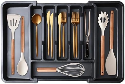 Amazon.com - INFTYLE Kitchen Utensil Drawer Organizer,Expandable ...