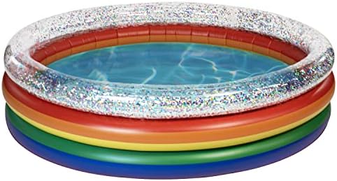 Amazon.com: Rainbow Collection Sunning Pool Multicolor Glitter by ...