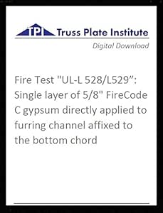 Amazon.com: UL528: (Fire Test "UL-L-528/L529") Single layer of 5/8 ...