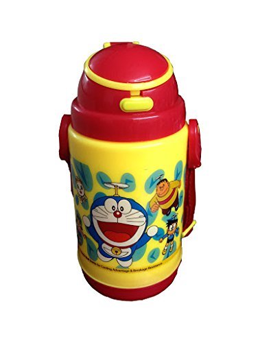 Doraemon Plastic Water Bottle, 360ml, Colour May Vary : Amazon.in: Home ...