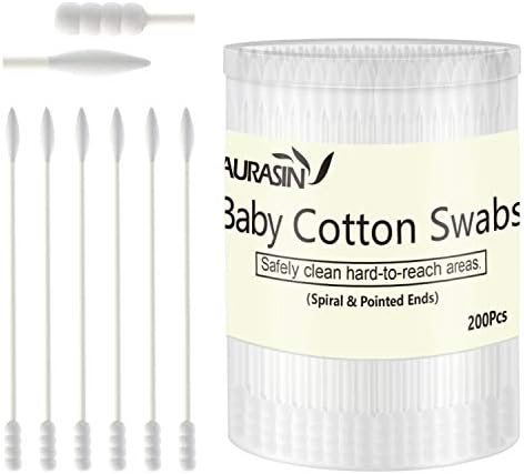 Amazon.com : Sky Organics - Organic Baby Cotton Swabs, 180 ct. - Ultra ...