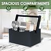 Amazon.com - Treize Mars Bamboo Utensils Caddy - Eco-Friendly, Stylish ...