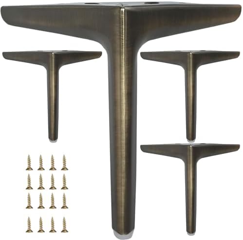 Amazon.com: Alpha Furnishings Italian Style Metal Furniture Leg (Chrome ...