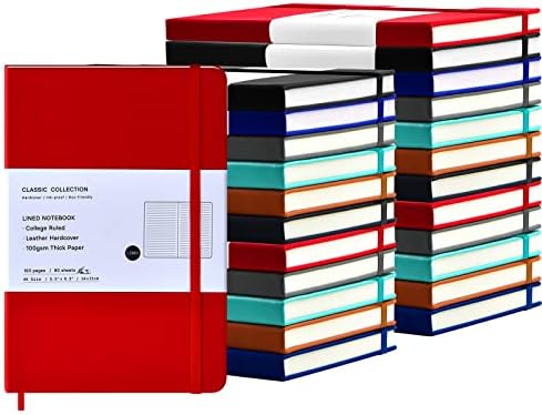 Amazon.com : LYDTICK 20 Pack Journals for Writing College Ruled ...
