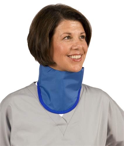 Amazon.com: Colortrieve Comfort Fit Mid Binding Adult X-Ray Thyroid Collar - Hook & Loop Closure ...