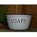 Amazon.com: C&W Vintage Enamelware Small Soaps Dish Basin Pour Le Bain ...