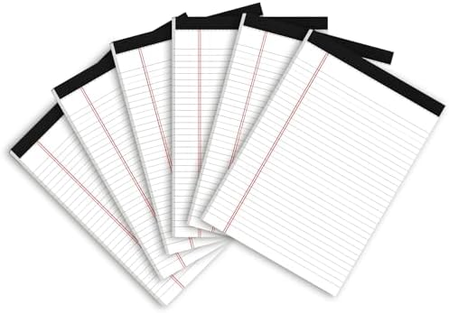 Amazon.com : DORFAS Legal Pads 8.5 x 11 Basic Note Pads 8.5 x 11.75 ...