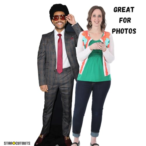 STAR CUTOUTS CS987 The Weeknd Lifesize Cardboard Cutout With Mini ...