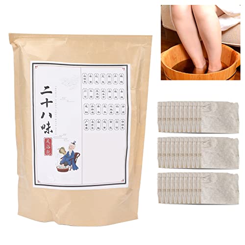 30 Packs Foot Soak Chinese Herbal Foot Bath spa, Wormwood Foot Soak Bag ...