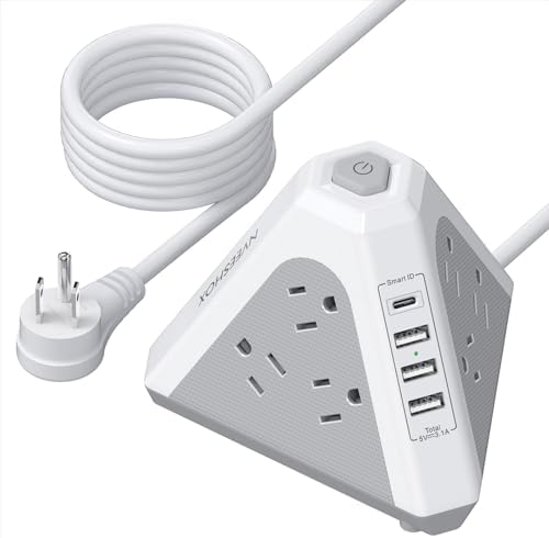 Amazon.com: Tower Surge Protector Power Strip, NVEESHOX 9 AC Outlets ...
