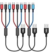 Amazon.com: Multi Charging Cable 4-in-1 Multi Charger Cable [2Pack-4FT ...