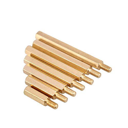 BOL-38059 10Pcs M2.5 Hex Hexagonal Groove Brass Copper Column Hex ...