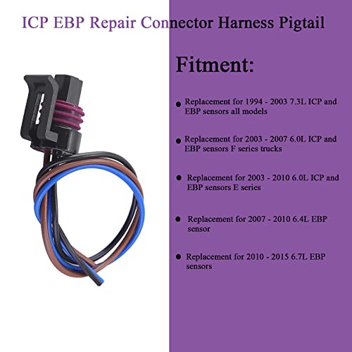 Snapklik.com : HYAT ICP EBP Connector Harness Pigtail, 904-222 ...
