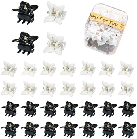 Amazon.com : 40 Pcs Butterfly Mini Hair Clips, Tiny Hair Clips Claws ...