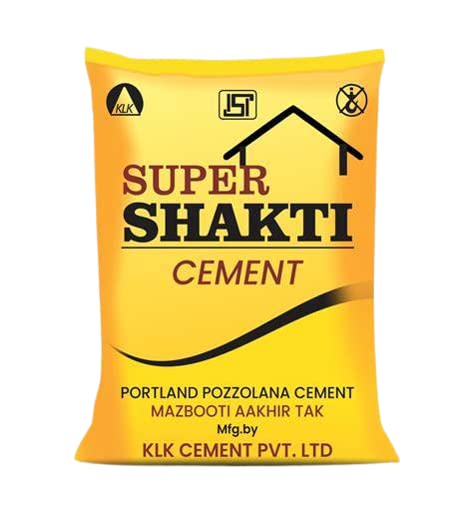 KLK SUPER SHAKTI Cement 50 KG - Grey portland Cement - Floor ...