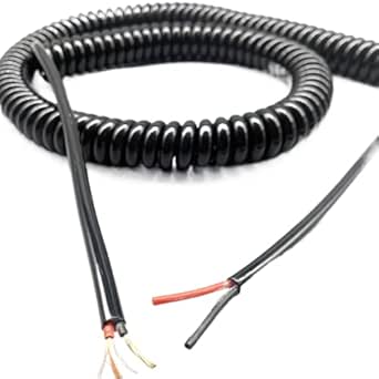 Cable Cord 2 Cores Power Telescopic Wire 1.5mm Square Stretch 1 Meter ...