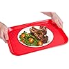 Amazon.com | Fast Food Cafeteria Tray | 10 x 14 Rectangular Textured ...