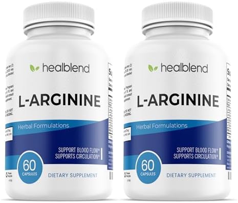 Amazon.com: healblend L-Arginine Plus: Calcium, Niacin, L-Arginine ...