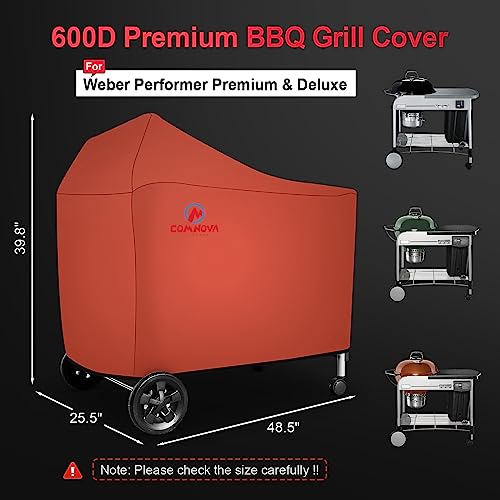 Snapklik.com : Comnova Grill Cover For Weber 22 Inch Performer Premium ...