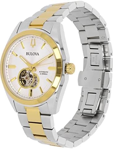 Amazon.com: Bulova Classic Surveyor Automatic - 98A284 Two-Tone One ...