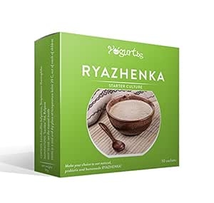 Amazon.com: Ryazhenka - Baked Milk- Starter Culture, Probiotic, Organic ...