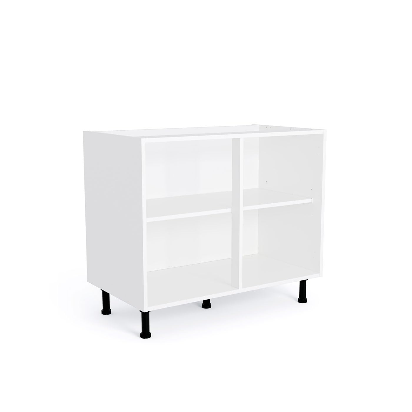 Generic White 800mm Kitchen Base Cabinet Carcass 18mm Cabinet Only ...