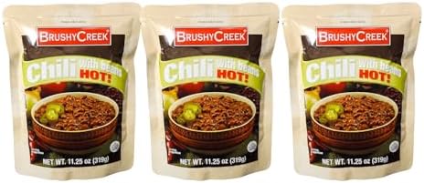 Amazon.com : Brushy Creek Hot Chili with Beans, 11.25 oz, Pack of 3 ...