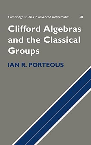 Amazon | Clifford Algebras and the Classical Groups (Cambridge Studies ...