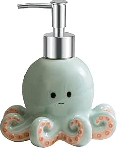 Amazon.com: 123Arts Octopus Soap Dispenser Marine Animal Lotion ...