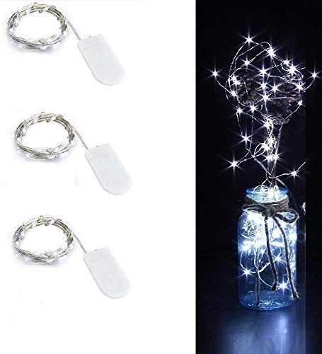 Amazon.com: HDSHIMAO Pack of 3 Sets LED Starry String Lights with 10 ...